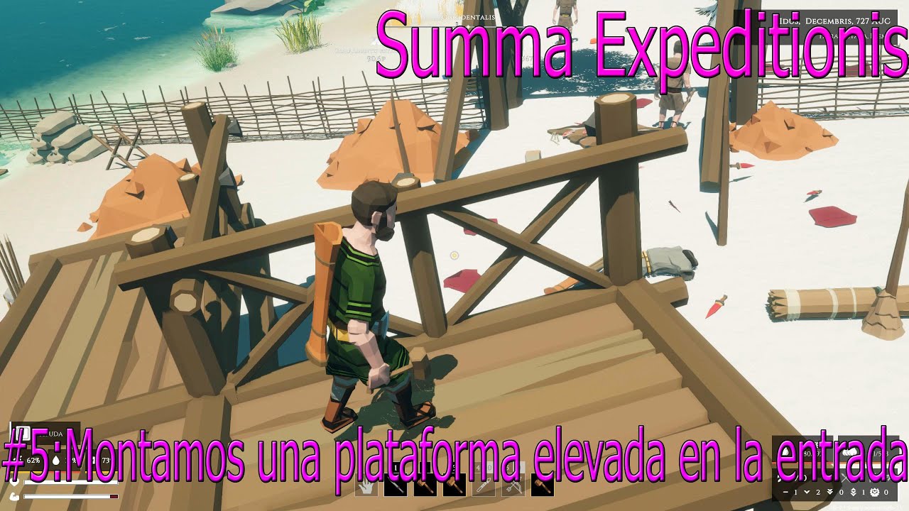 Summa Expeditionis #5: Montamos una plataforma elevada en la entrada ...