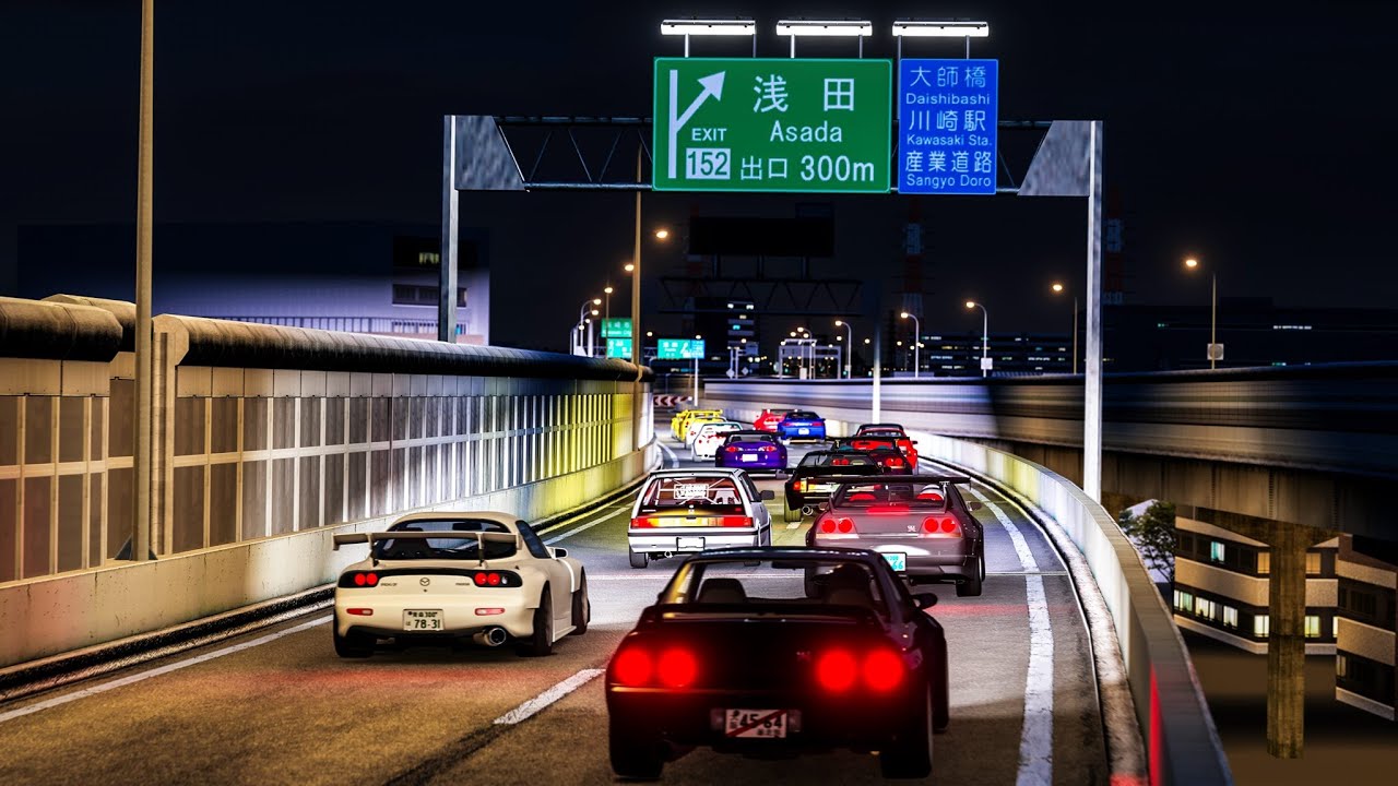 Assetto Corsa — Mid Night Shutoko - YouTube