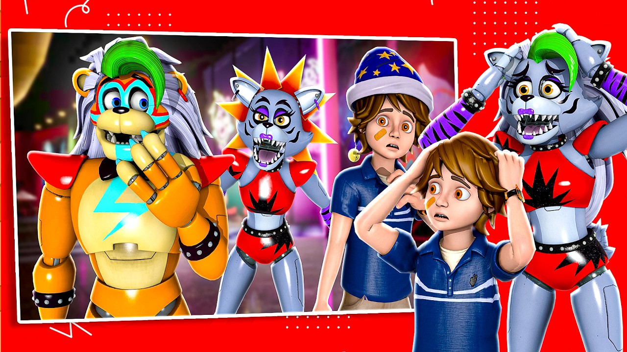 Reacting to FNAF SFM ANIMATIONS with Roxanne Wolf and Gregory - YouTube