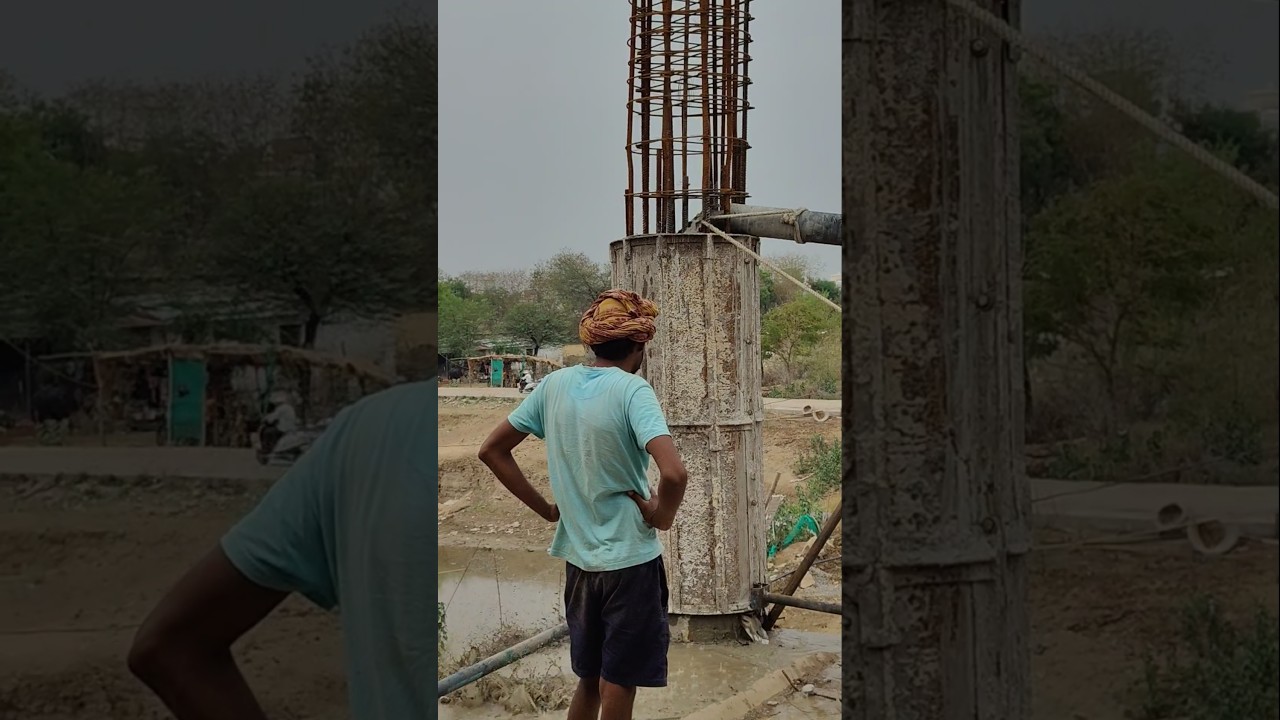 amazing trick for column casting work | column ki casting kaise kre #ytshorts #column #concrete ...