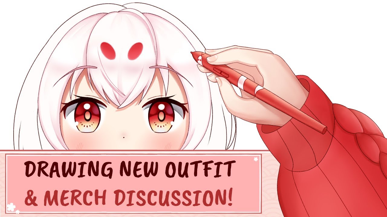 【Members Stream】Drawing First Alternate Outfit and Talking Merch! - YouTube