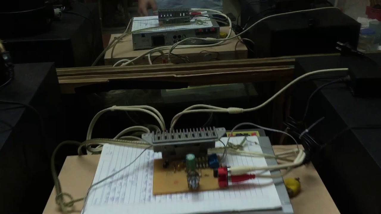 Amp TA8210AH. - YouTube