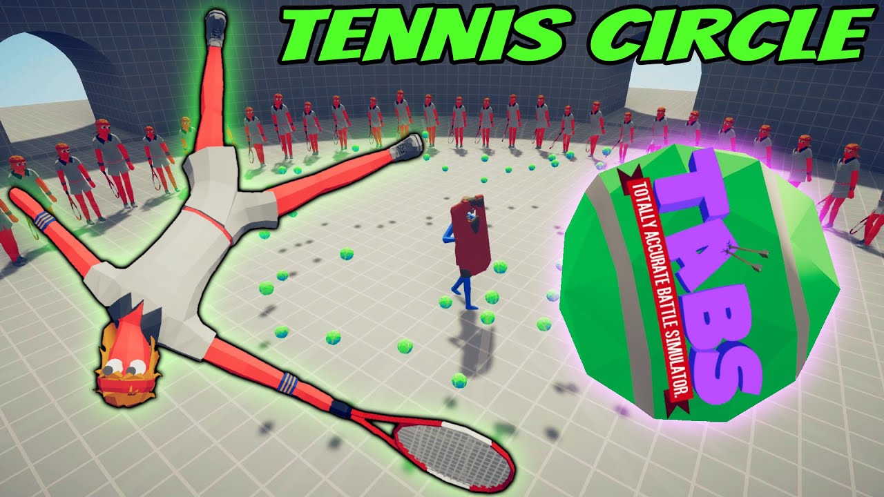 🎾Chaotic Tennis Army vs EVERY FACTION 50v1 - Totally Accurate Battle Simulator TABS Mod Egypt ...