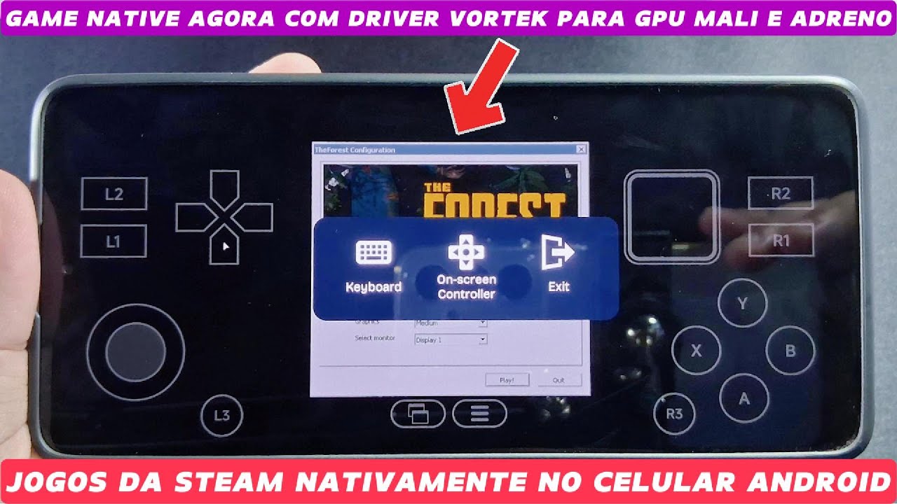 GAME NATIVE ATUALIZOU AGORA TEM SUPORTE A VORTEK TESTE EM JOGOS DA ...