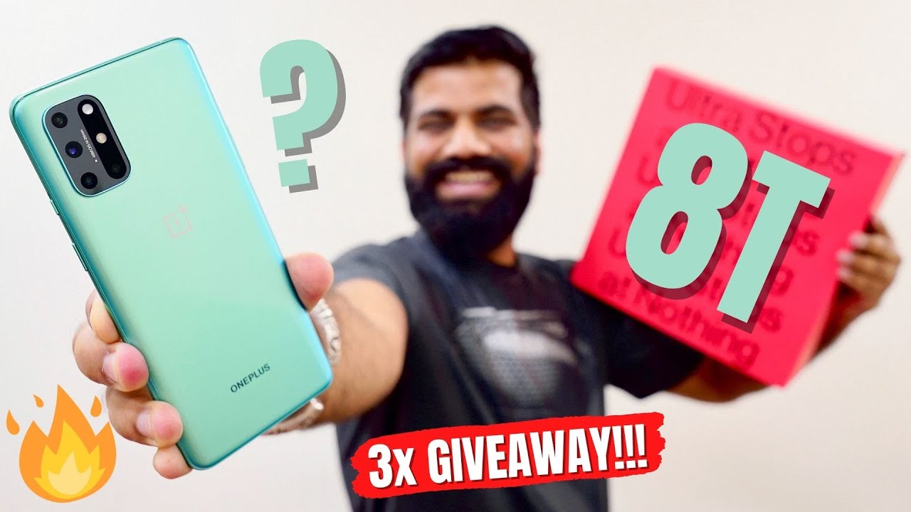 OnePlus 8T Unboxing & First Look - A Fresh Flagship Performer - 3x ...