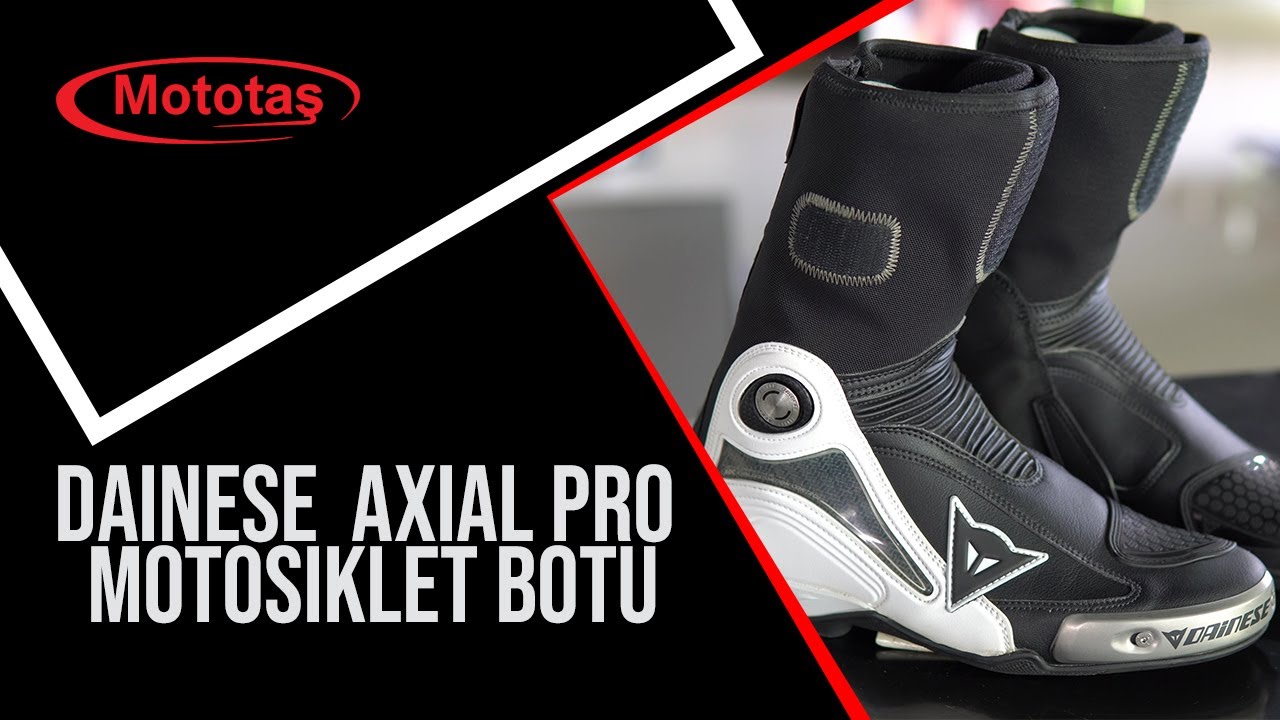 Dainese Axial Pro Motosiklet Botu - YouTube
