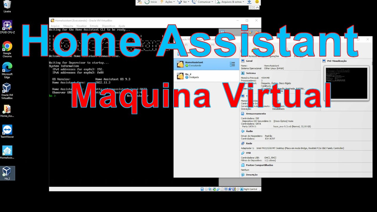 Home Assistant - Maquina Virtual - Vídeo 2/? - "COMO SE FAZ" - YouTube