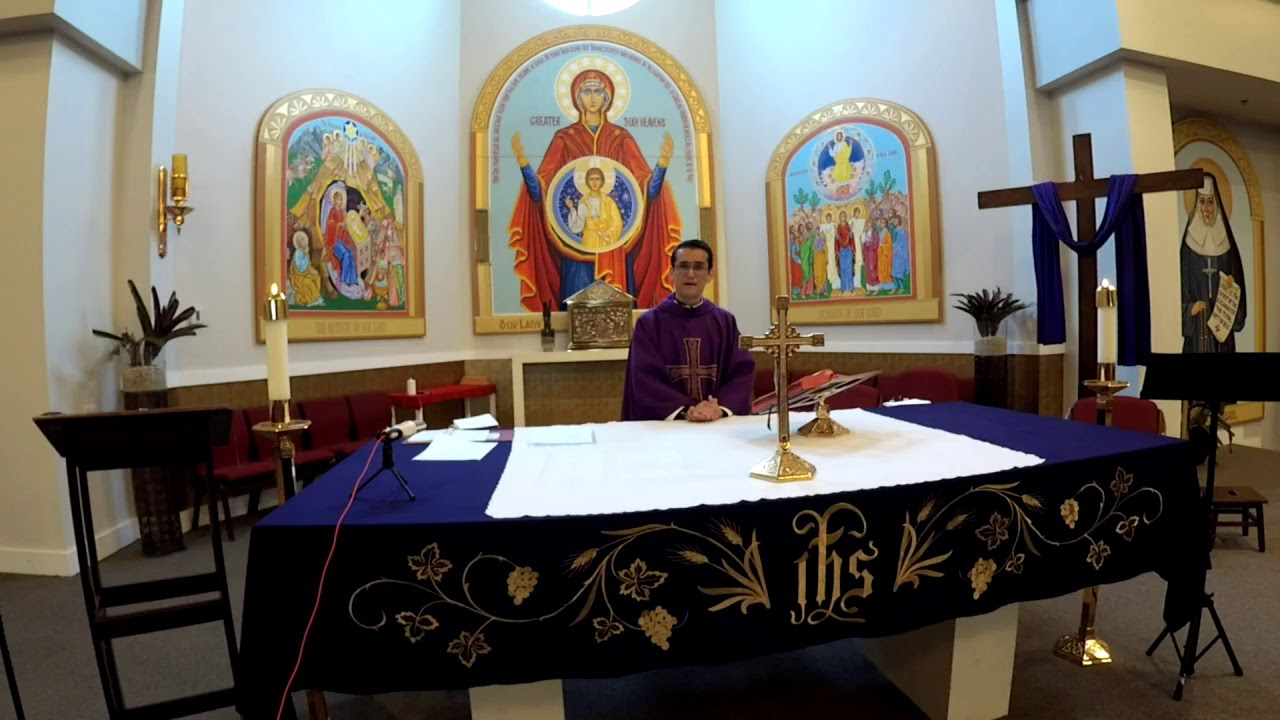 Mass Monday of Holy Week, 2020 - YouTube