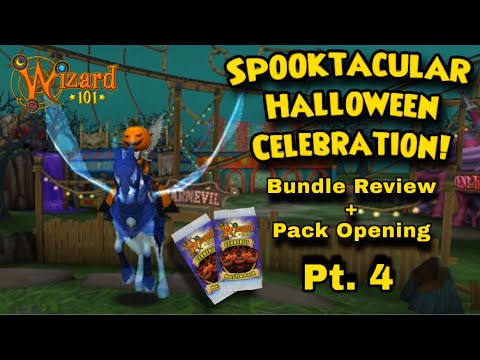 WIZARD101 HALLOWEEN PACK OPENING & BUNDLE REVIEW PT. 4 THE CREEPY ...