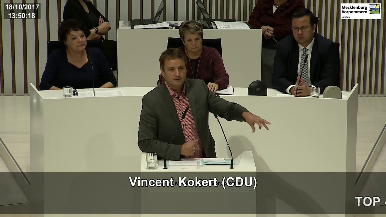 18.10.2017, Vincent Kokert, CDU-Fraktion, Landtag M-V ...