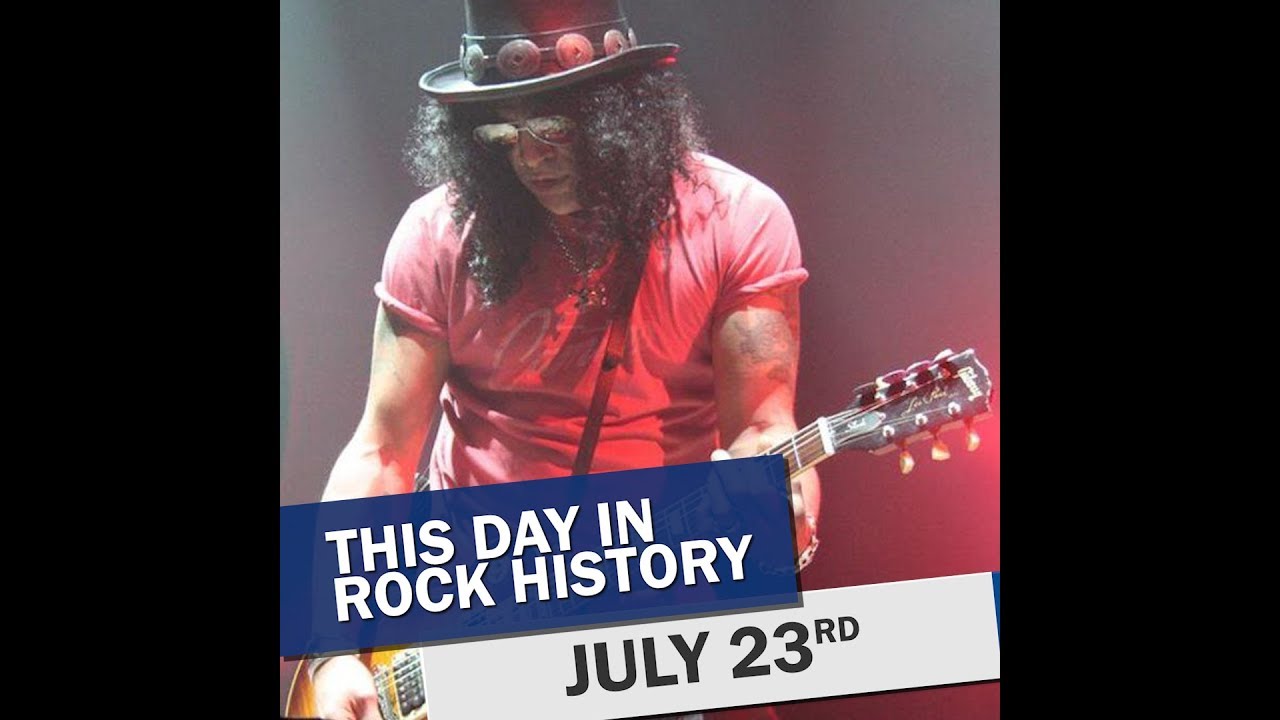 This Day in Rock History: July 23 | Happy birthday Slash! - YouTube