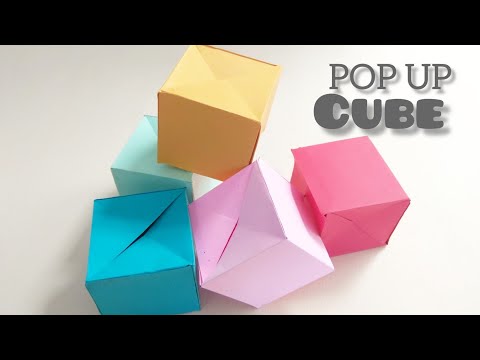 DIY Pop Up Jumping Cube Box Viral Tutorial