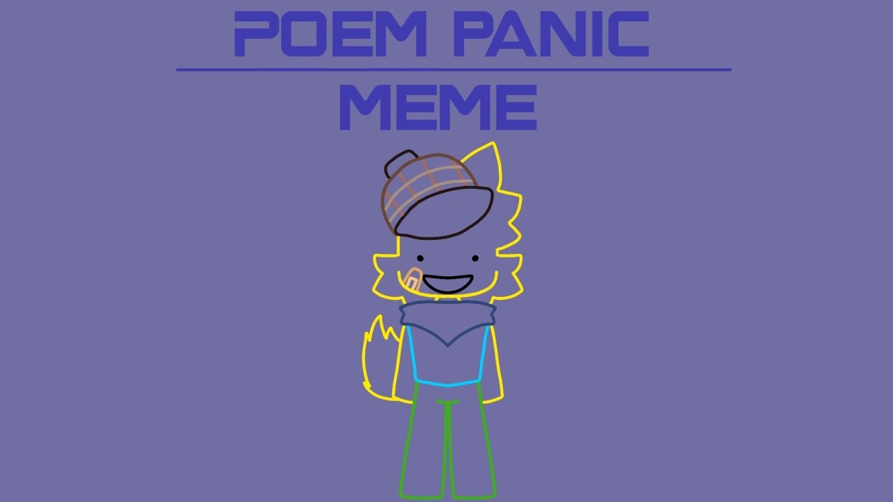 Poem panic || animation meme || gift for @doublewhammykami - YouTube