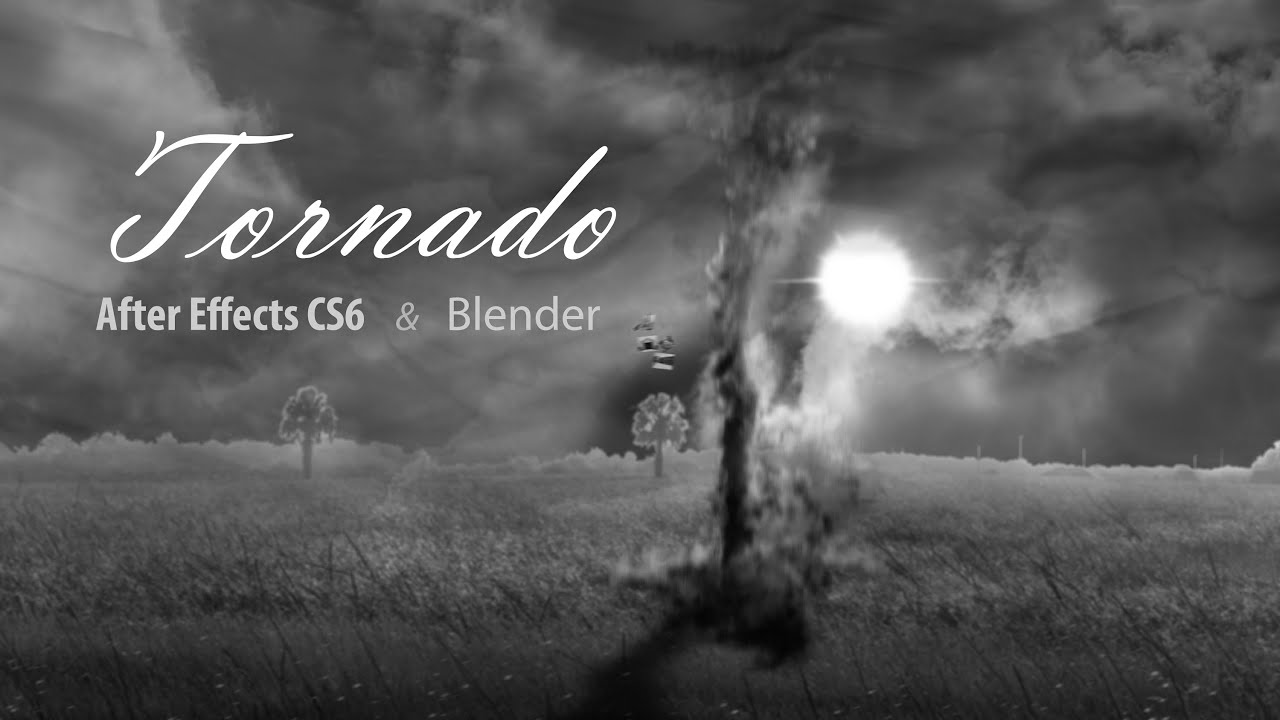 Tornado Scene (After Effects & Blender) - YouTube