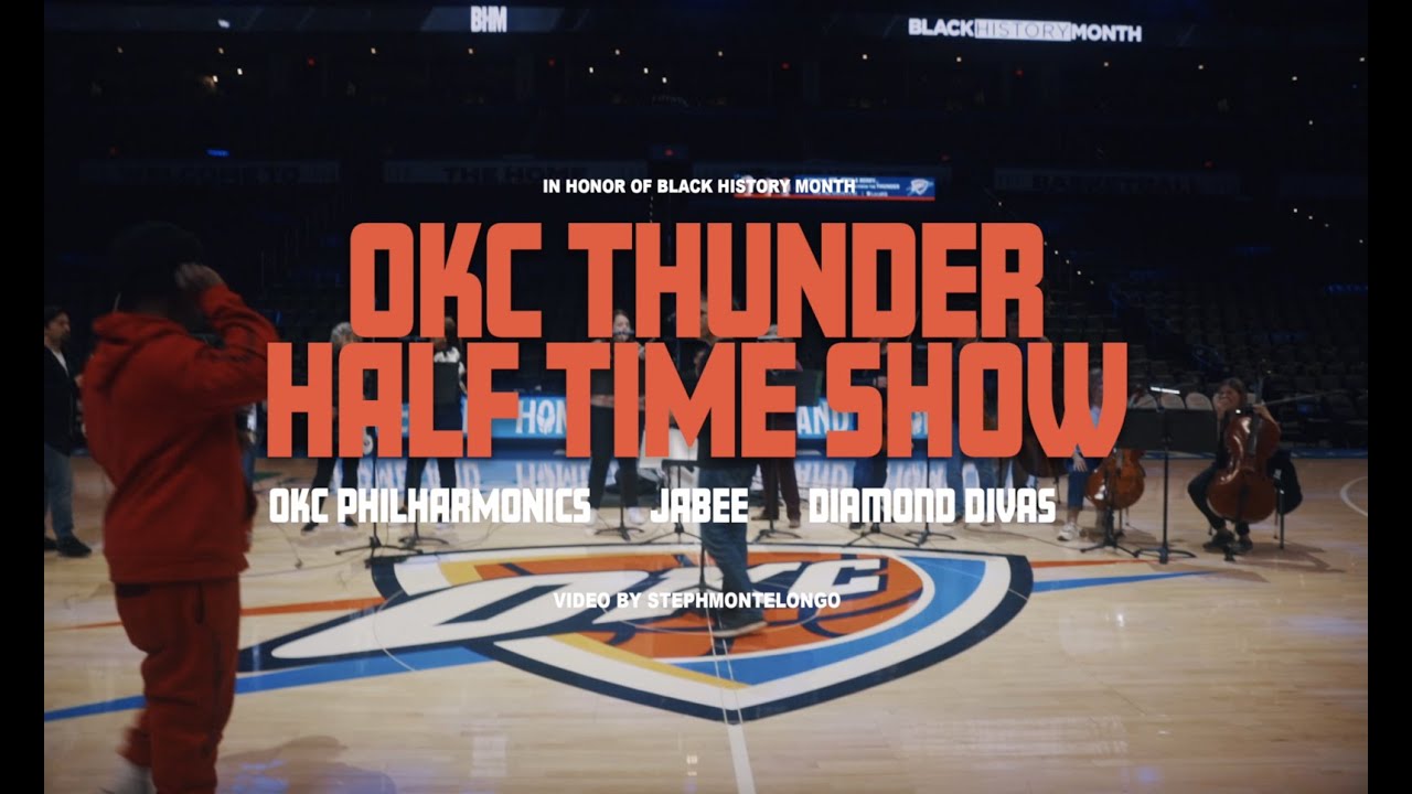 Jabee - OKC Thunder Halftime show ft OKC Philharmonic & Diamond Divas ...