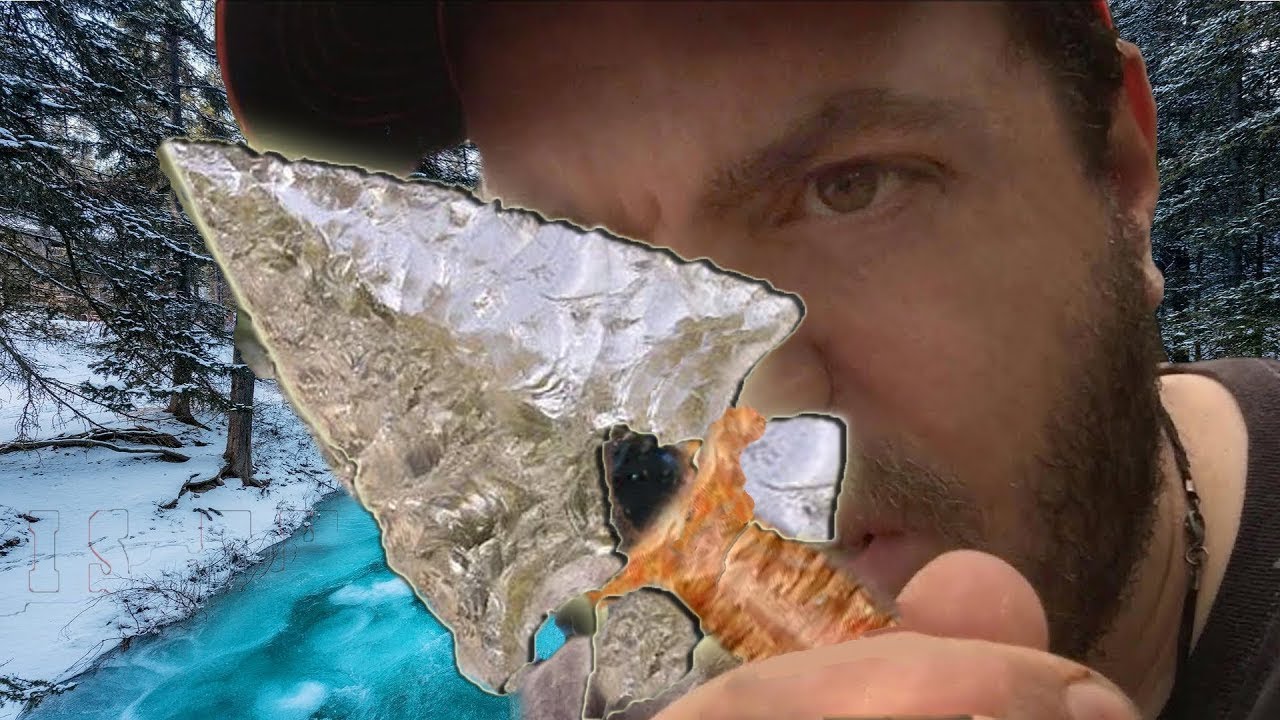 How to make an Arrowhead out of GLASS! - YouTube