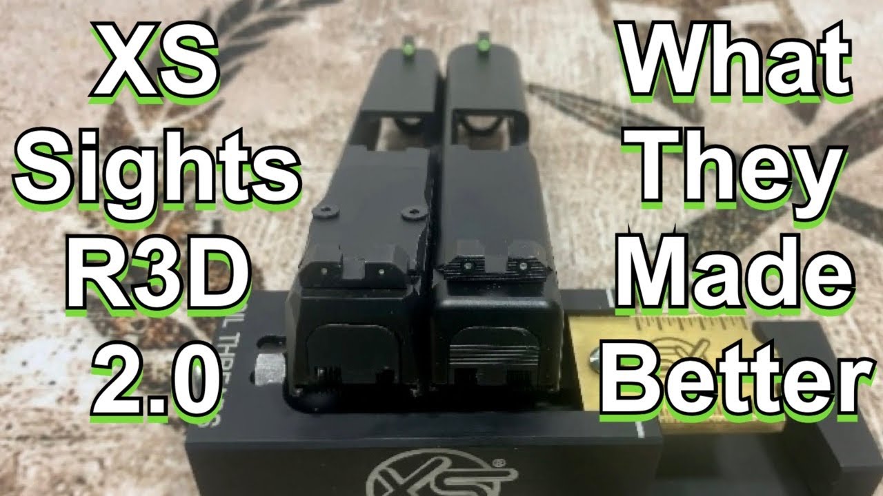 New XS Sights R3D 2.0 - What is Different on them? - YouTube