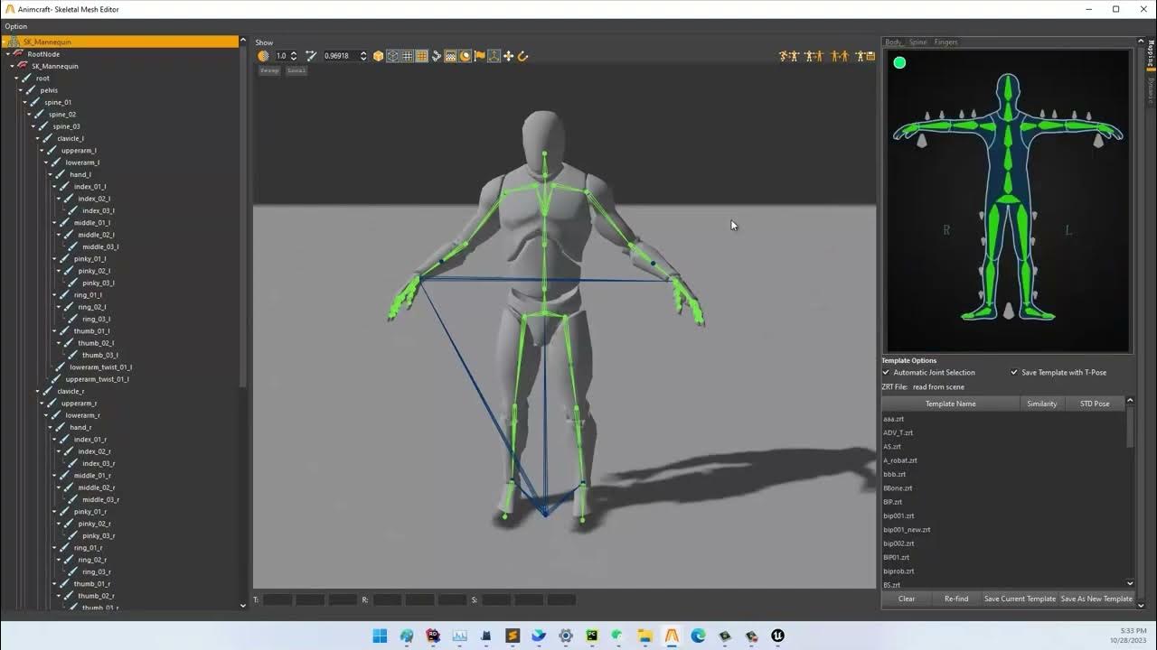 Unreal Engine Merge Motion to UE Character - YouTube