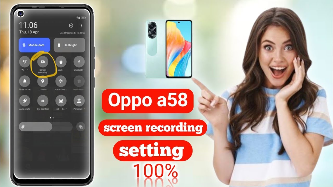 How to Record the Screen on a OPPO A58- Setting Up the Screen Recorder ...