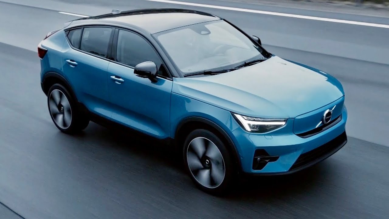 NEW Volvo C40 Recharge 2022 - FIRST LOOK exterior, driving & RANGE ...