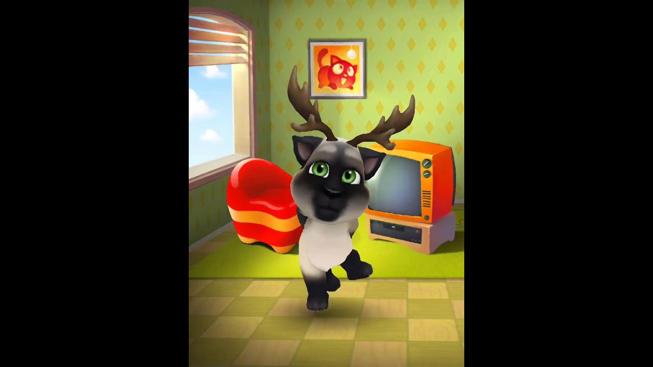 [My Talking Tom] Tickle and punch turned into gangam style lol ...