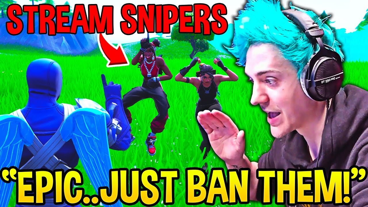 Ninja *DEMANDS* Help From Epic Games as STREAM SNIPERS are WORSE THAN ...
