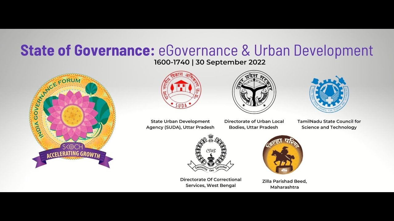 e-Governance & Urban Development | 83rd SKOCH Summit | State of ...