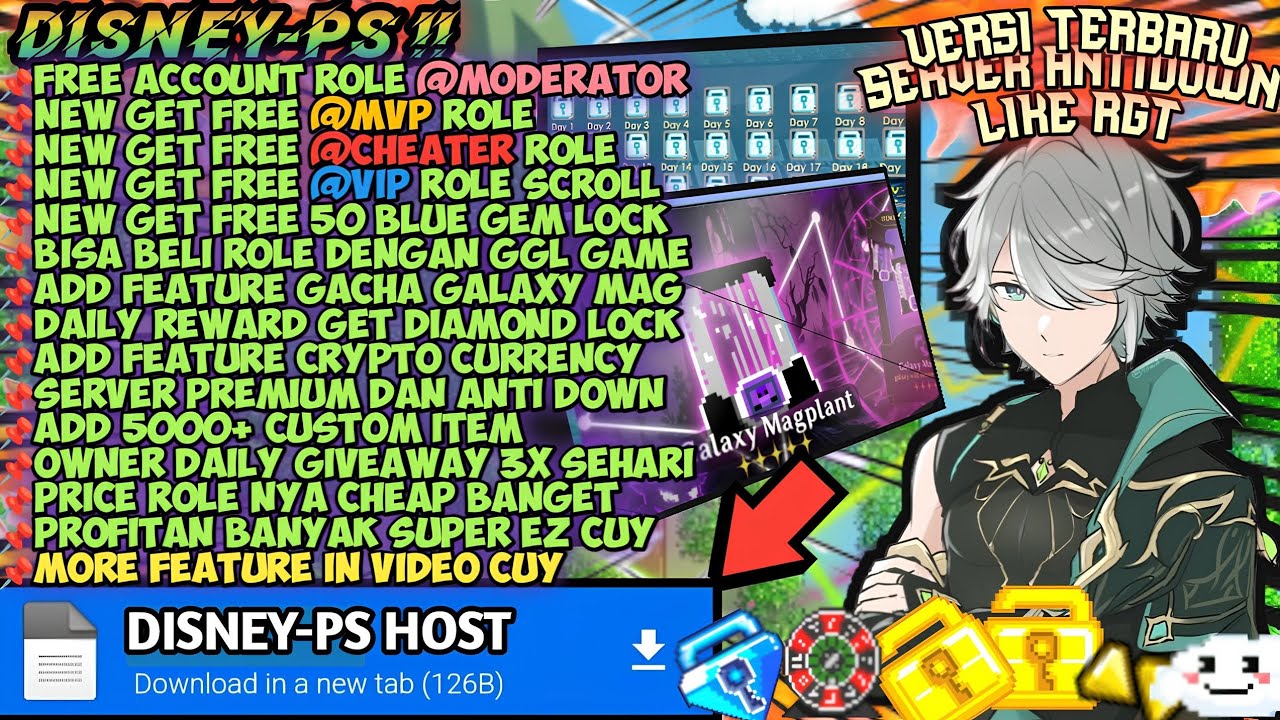 GGL GET ROLE ⁉️ FREE BANYAK CUY 🤑 | GROWTOPIA PRIVATE SERVER TERBARU ...