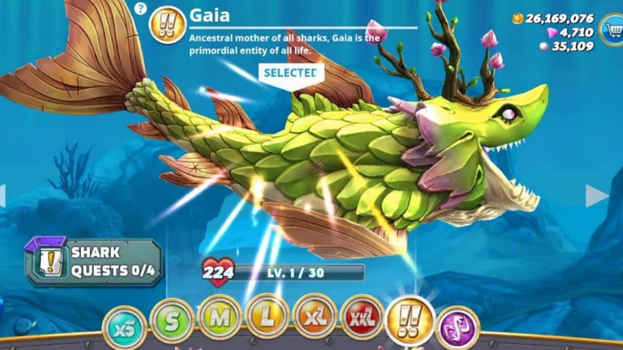 ALL 41 HUNGRY SHARK WORLD UNLOCKED - NEW SHARK UNLOCKED GAIA SHARK ...