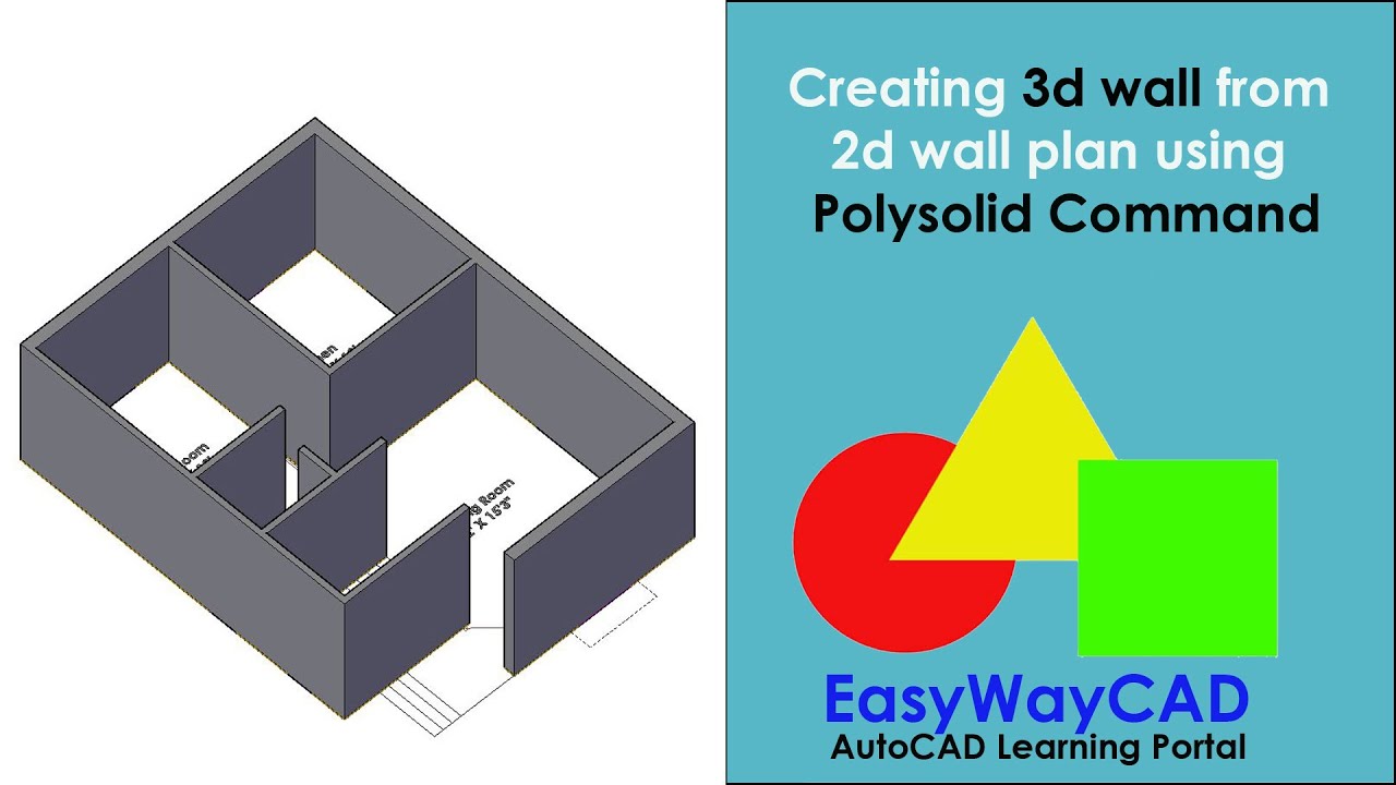 How To Create 3d Wall From 2D Plan Using Polysolid In AutoCAD 3D YouTube how-to-create-3d-wall-from-2d-plan-using-polysolid-in-autocad-3d-youtube