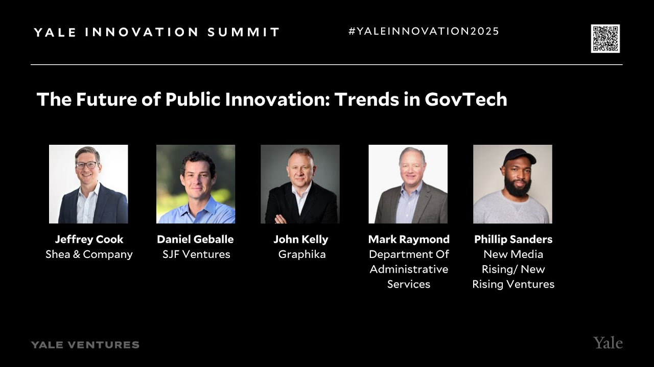 The Future of Public Innovation: Trends in GovTech | Yale Innovation ...