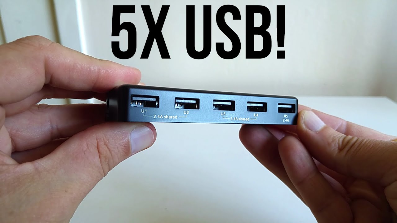 Sandberg ReachAll Car Charger 5x USB Review - YouTube