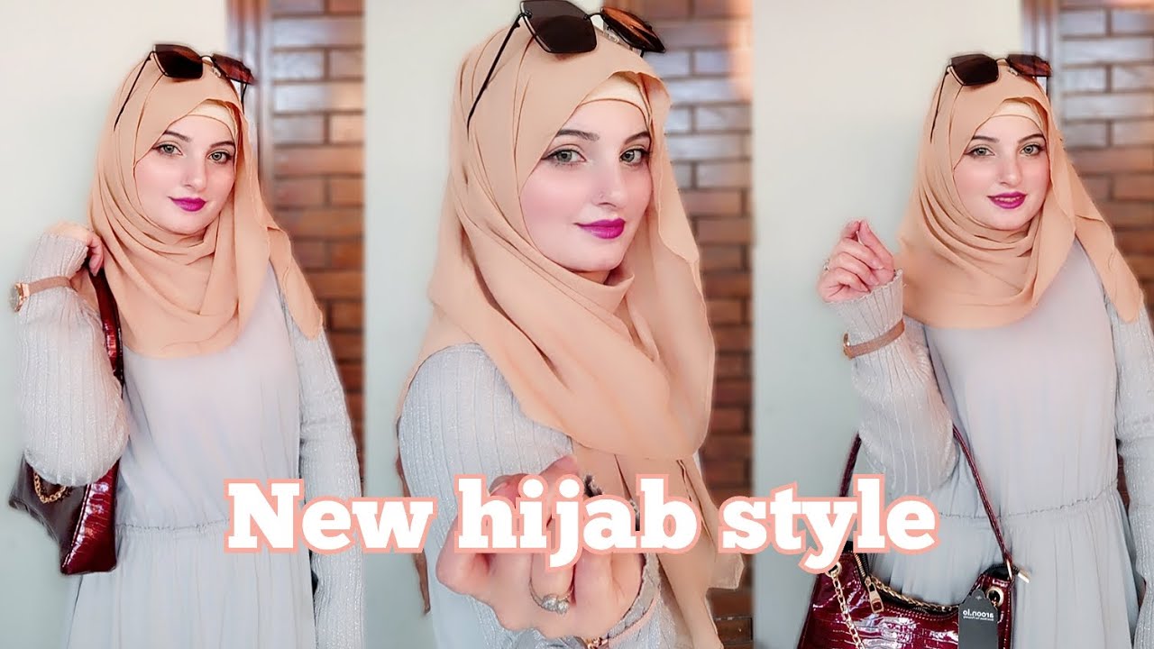 new hijab style 2024 simple || trending hijab styles || elegant hijab ...
