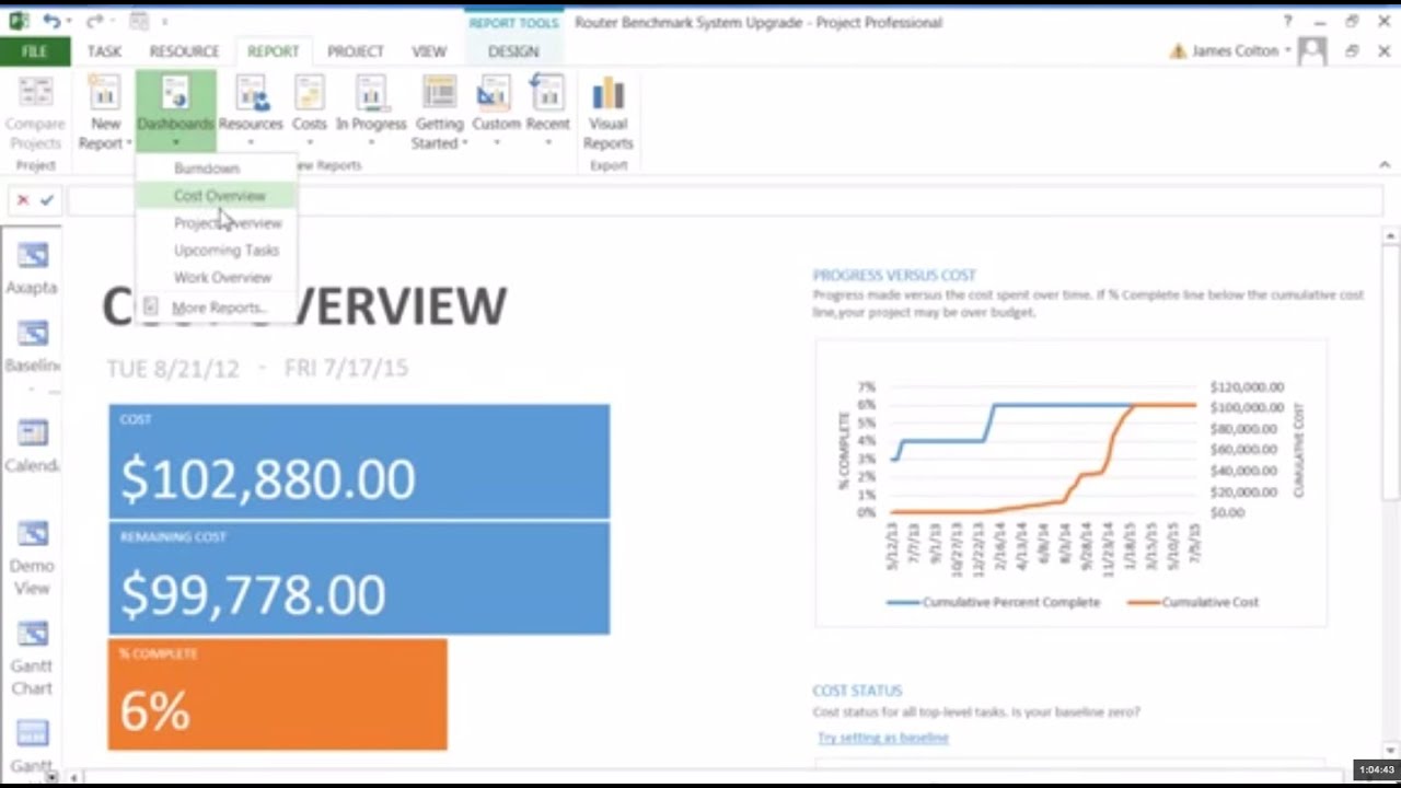 The Microsoft Project Control Tower: Monitoring and Guiding Projects ...