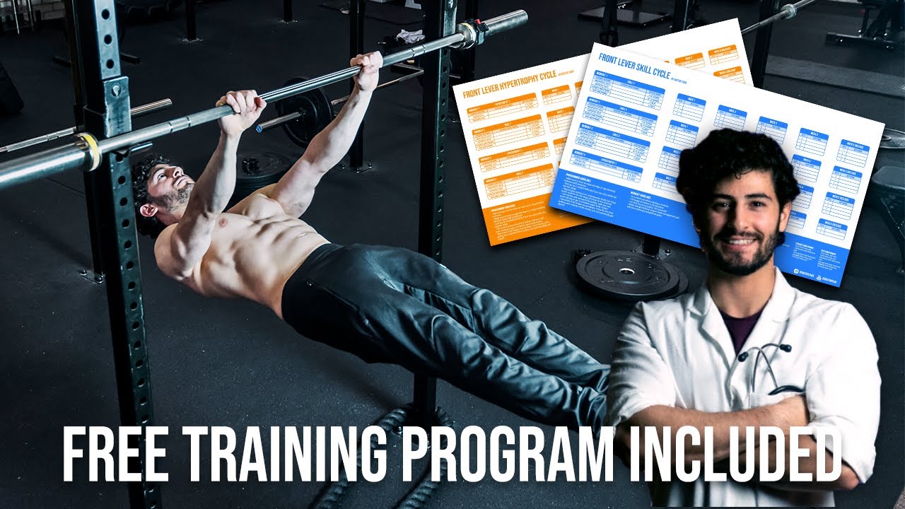 The Most Comprehensive Front Lever Tutorial (PROGRAM INCLUDED) - YouTube