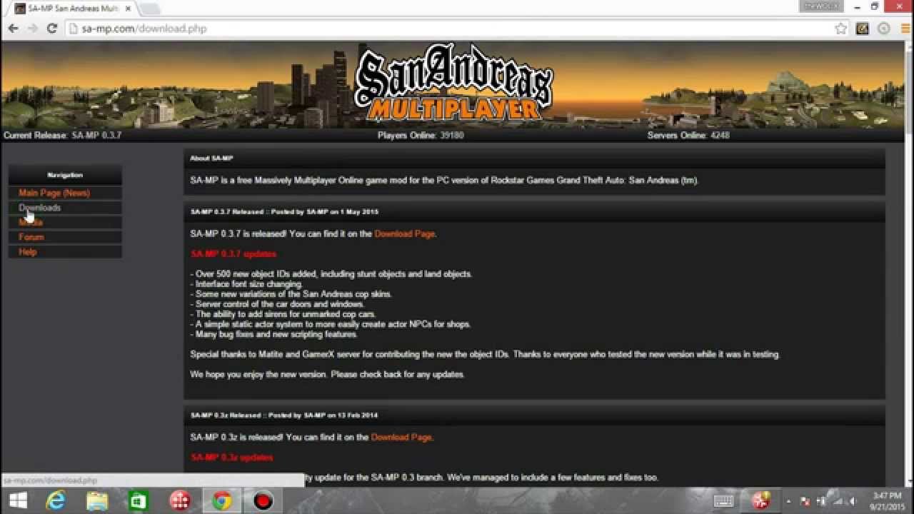 GTA SA Multiplayer (Sa-Mp) Tutorial download,installation - YouTube