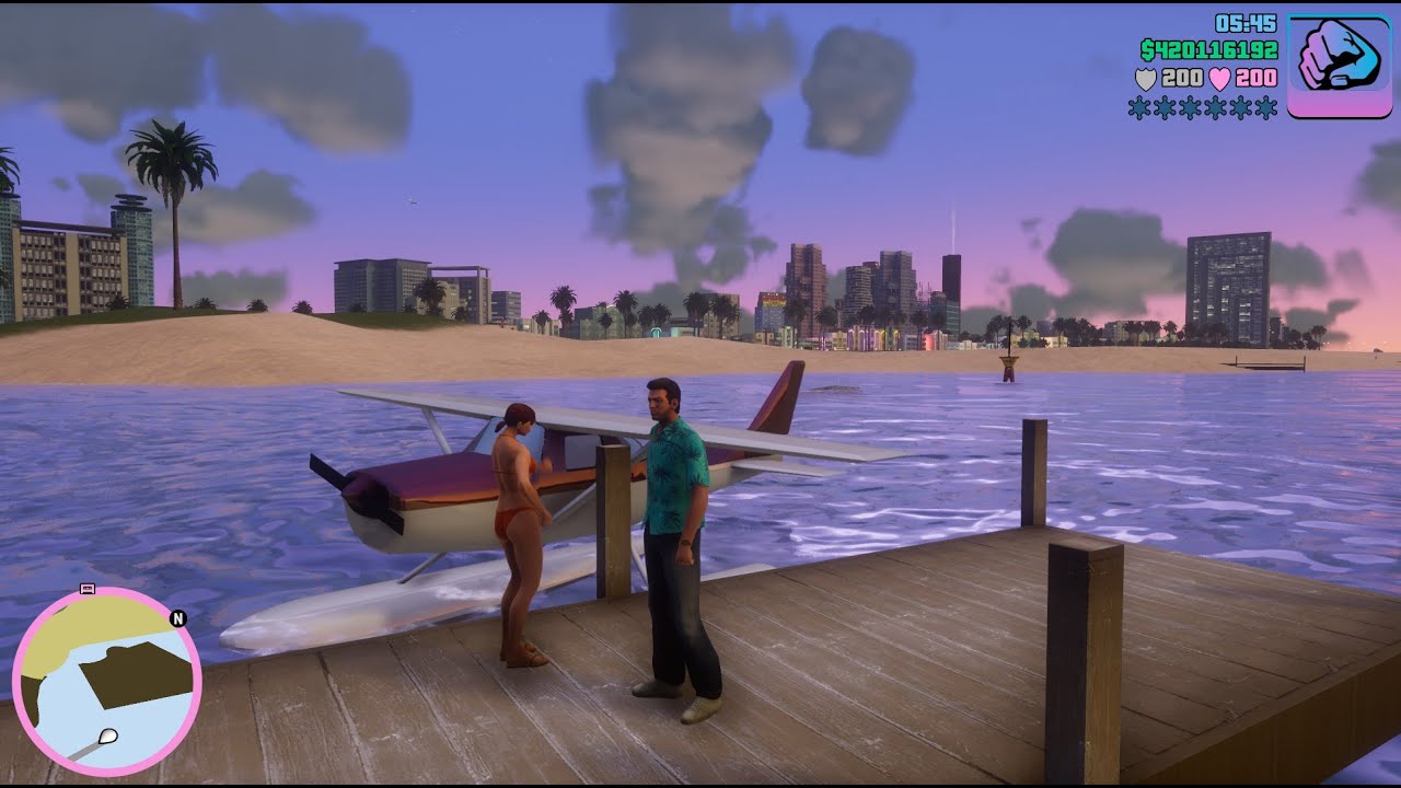 Steppin’ Out - GTA Vice City - Night Flying - YouTube