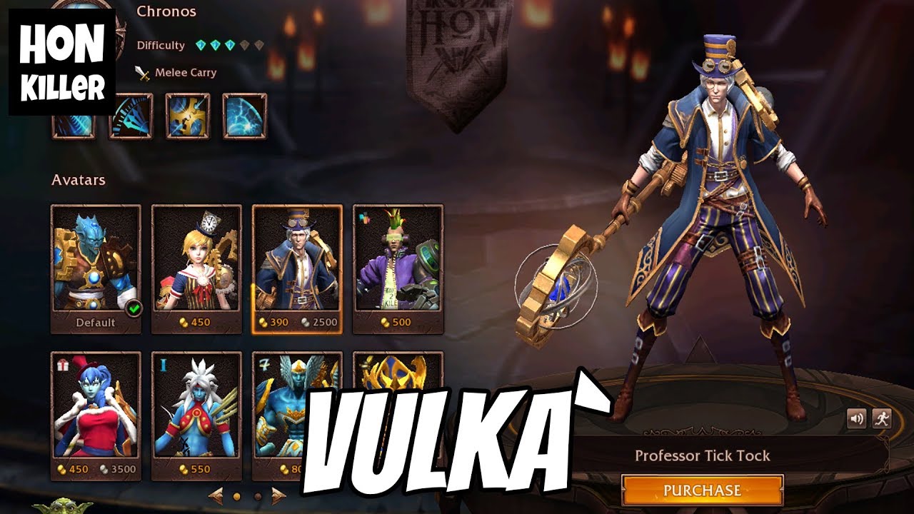 HoN Chronos Gameplay - Vulka` - Legendary I - YouTube