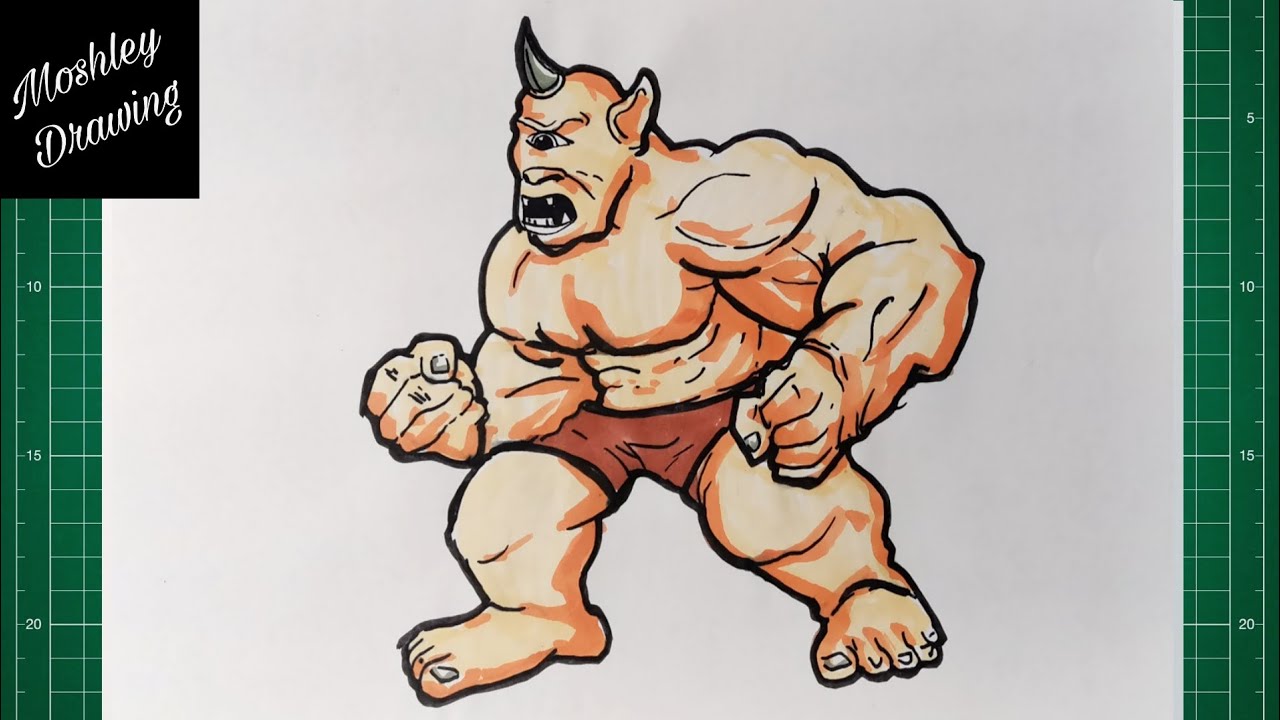 How to Draw a Cyclops - YouTube