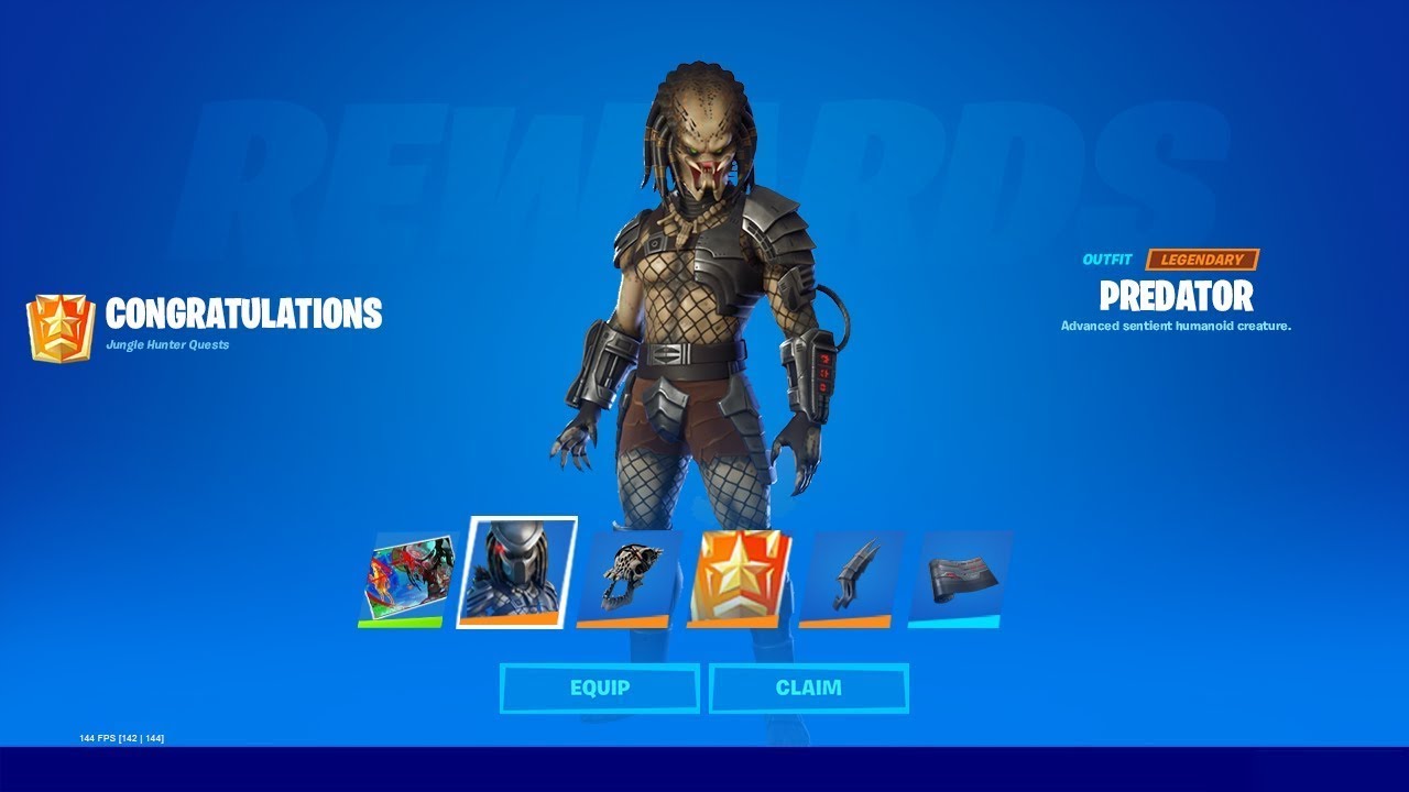 COMMENT AVOIR LE SKIN PREDATOR sur FORTNITE ! (Défi Battre predator ...