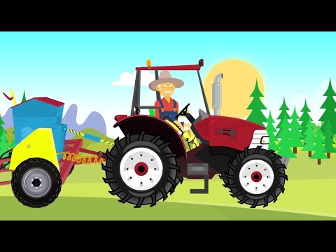 Cool Kids Red Tractor _ Cartoon Video For Kids And Babies | Cartoon ...