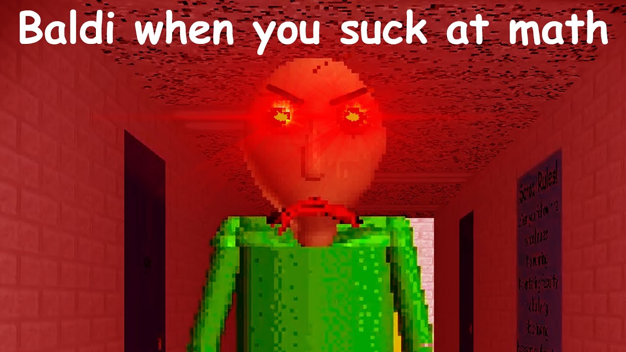 Baldi Is Angry 😠💢 - YouTube