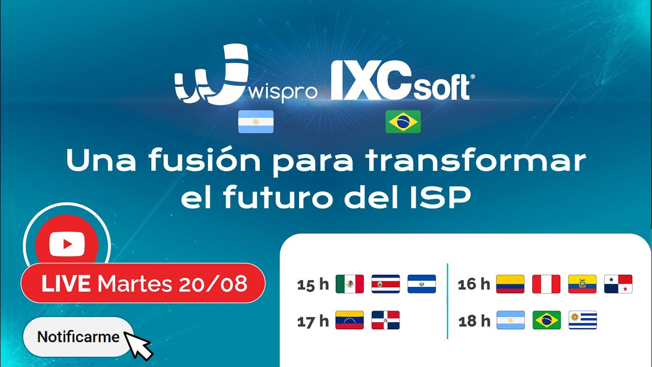 Fusión Wispro IXC Soft - Live 20/8 (Trailer) - YouTube