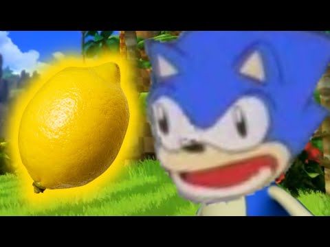 Sonic eats a lemon - YouTube