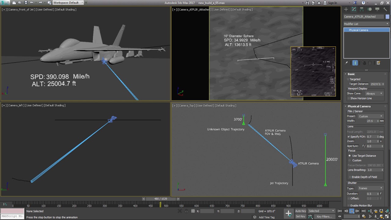 Go Fast Official USG Footage of UAP for Public Release 3D ...