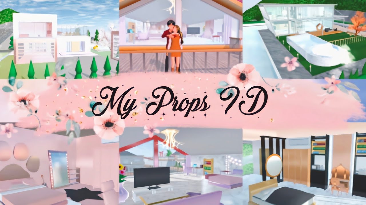 SHARING MY PROPS ID || #sakuraschoolsimulator #aesthetic # ...