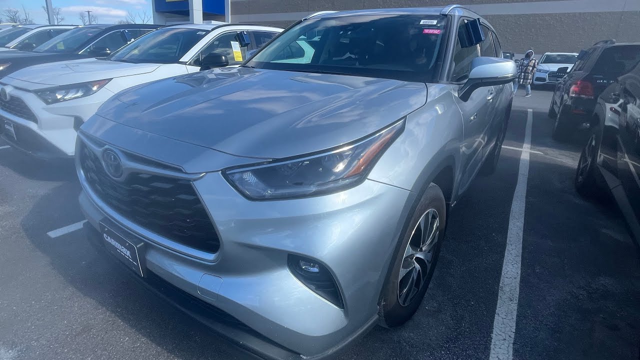 2021 Toyota Highlander XLE Hybrid Horn - YouTube