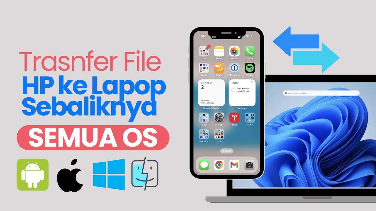 Cara Transfer File dari Handphone ke Laptop (Semua OS) | Cepat ...