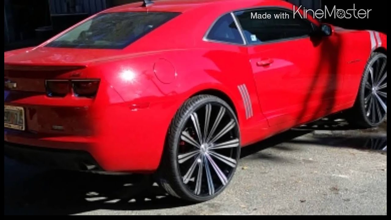2010 Camaro Lifted And Painted Rims By #TeamFBC - YouTube