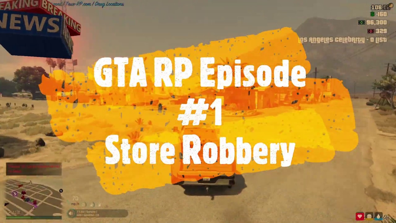 GTA RP Episode # 1 Crazy Store Robbery - YouTube